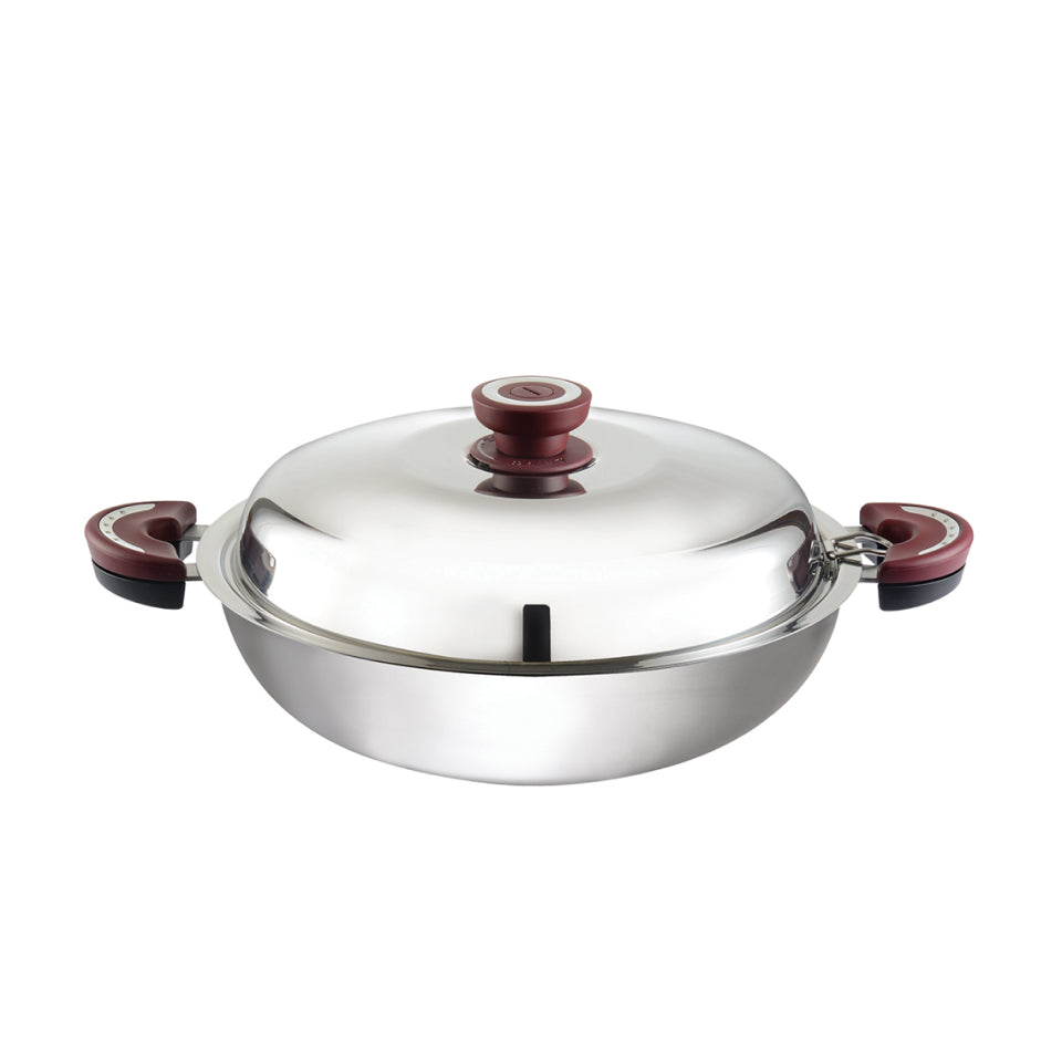 Stainless Steel Wok – Durable & Coating Free – Buffalo Cookware