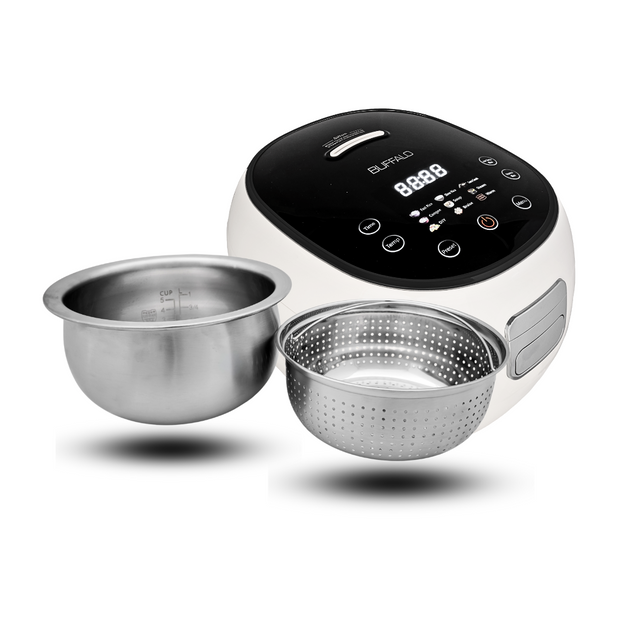 Buffalo Stainless Steel 3L Rice Cooker | Buffalo Cookware