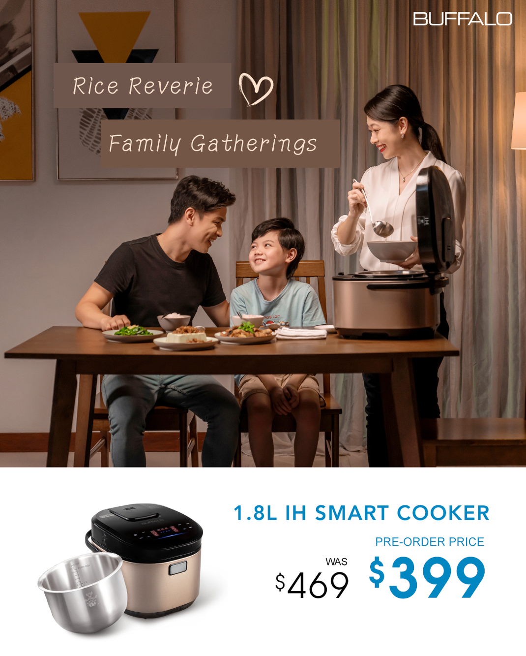 Buffalo Cookware Australia - Stainless Steel Rice Cooker